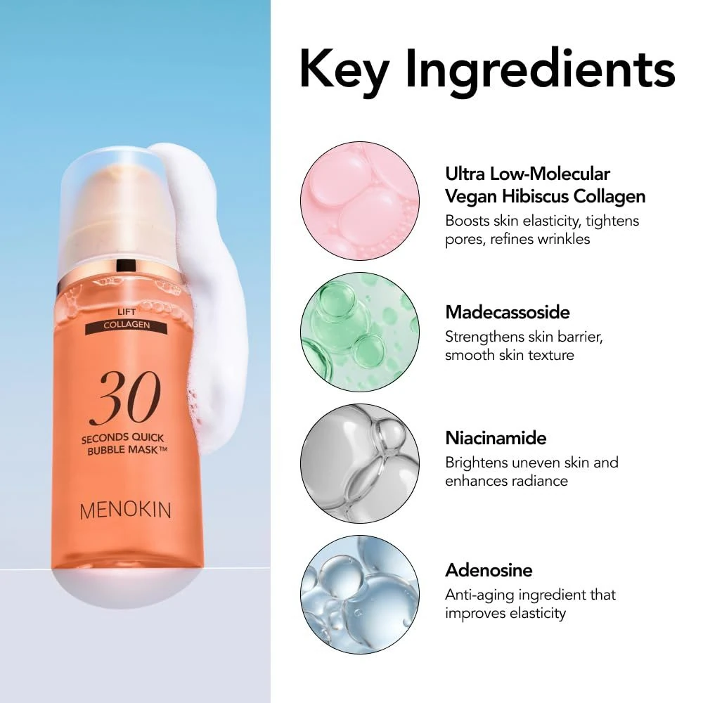 MENOKIN - 30 Seconds Quick Bubble Mask LIFT | SkinGuru24